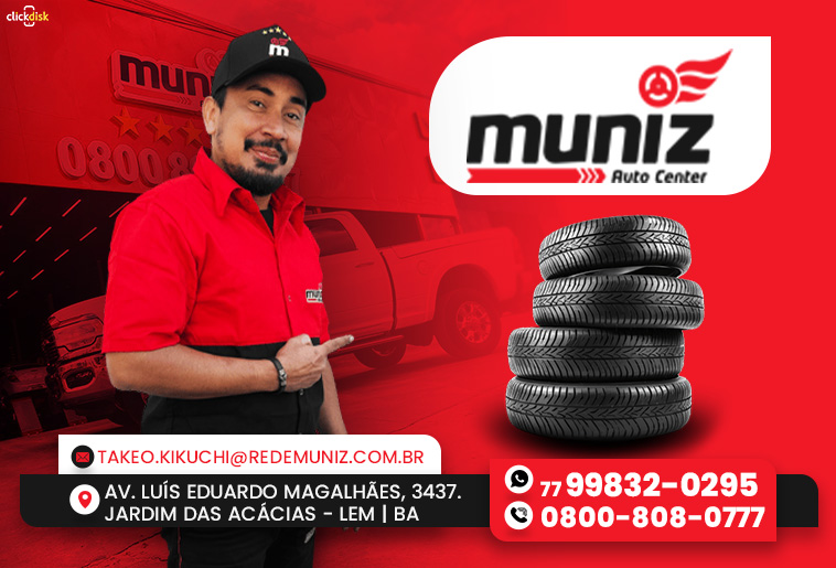 MUNIZ AUTO CENTER, 0800 808 0777 - Click & Disk